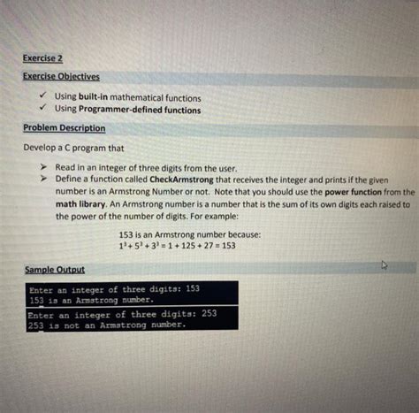 solved exercise 2 exercise objectives using built in