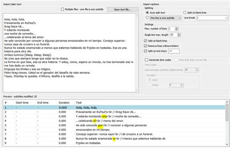 Import Text With Do Not Break After List Enabled Issue SubtitleEdit Subtitleedit GitHub