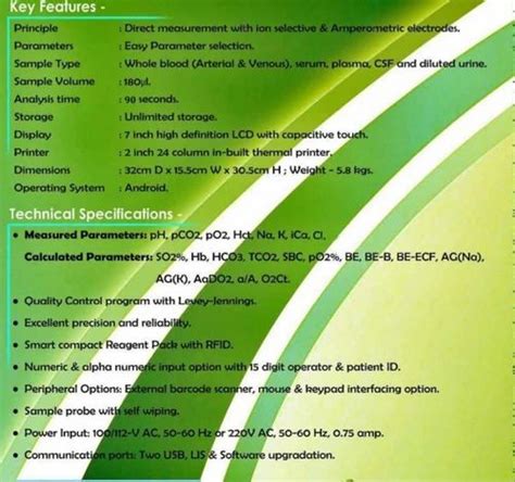 Fully Automatic Diagnostic Abg Machine For Laboratory Model Namenumber Hdc Lyte At Rs 185000
