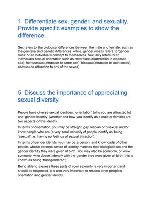 My Sexual Self Reflection I Would Locate My Topic Between The Sexual Identity And