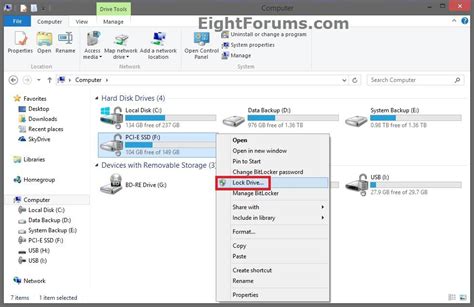 Lock Drive Add To Context Menu Of Bitlocker Drives Windows 8 Help Forums