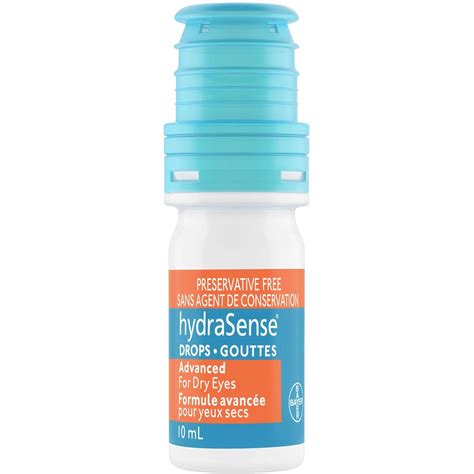 Hydrasense Advanced Eye Drops 20 Count Preservative Free With
