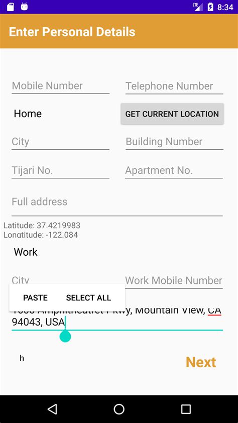 Java How To Get The Get Current Latitude Longitude And Address For My App In Android Studio