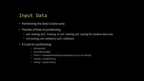 Supervised Machine Learning In R Pptx Computing Technology