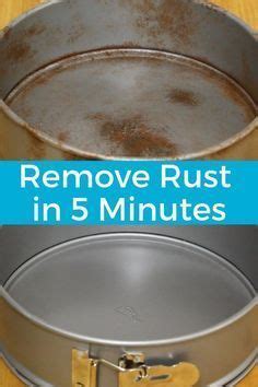 How To Remove Rust In 5 Minutes Cleaning Hack DIY How To Remove Rust Clean Baking Pans House