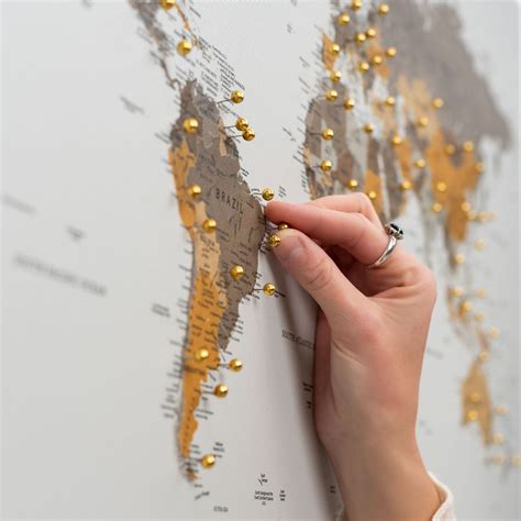 World Map On Canvas Desert • Enjoy The Wood World Map On Canvas Desert • Enjoy The Wood