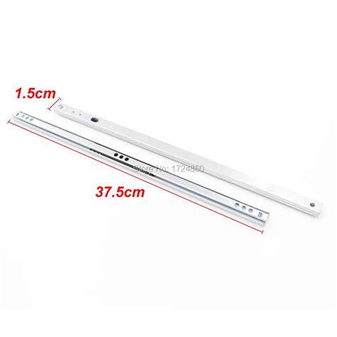 Ball Bearing Telescopic Cabinet Drawer Slide Rails Track Furniture