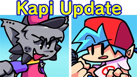 Friday Night Funkin Vs Kapi Arcade Showdown V2 Cutscenes Fnf Mod Update Youtube