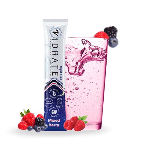 Night Time Hydration Packs From Vidrate™ Completely Natural