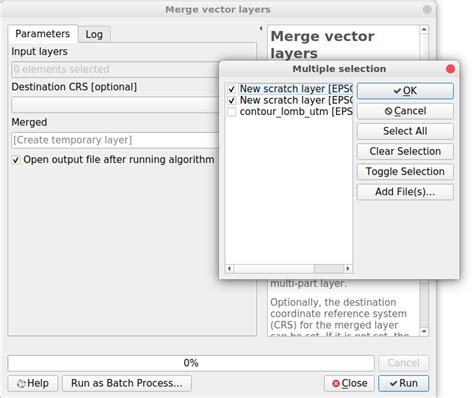 How To Merge Vector Layers On Qgis 32 Gis Tutorial