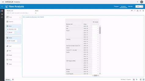 Option To Adjust The Width Of Individual Columns In Pivot And Table