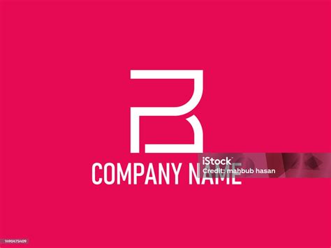 흰색 Bp 문자 로고 디자인 빨간색 배경 Pb 또는 Bp 문자 아이콘 디자인 벡터 모노그램 로고 문자 B 및 P 모노그램 로고