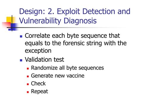 Ppt General Approach To Exploit Detection And Signature Generation Powerpoint Presentation