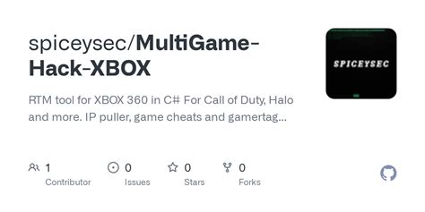 GitHub Spiceysec MultiGame Hack XBOX RTM Tool For XBOX 360 In C For Call Of Duty Halo And