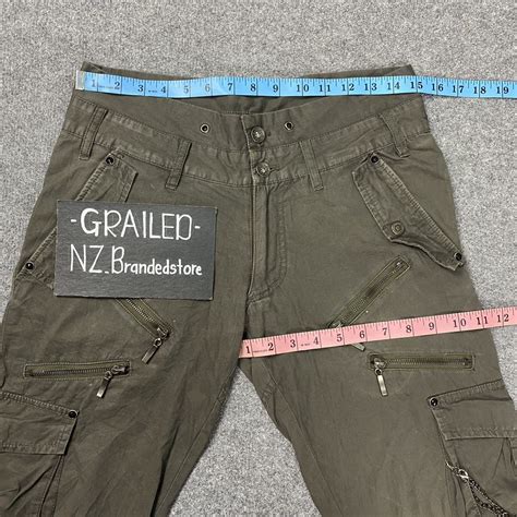 Japanese Brand Semantic Design🔥bondage Punk Flare Bootcut Cargo Pants