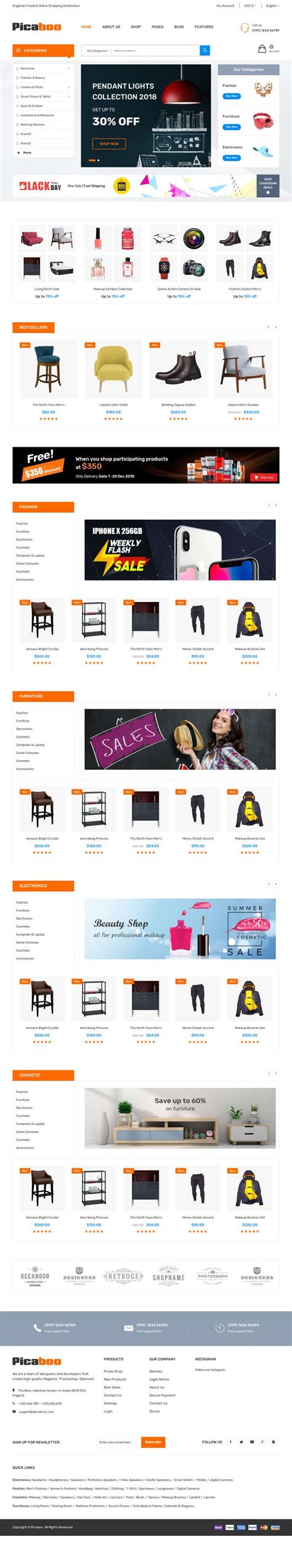 Bootstrap电子数码产品综合商城模板