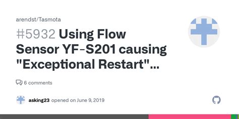 Using Flow Sensor Yf S201 Causing Exceptional Restart V650 · Issue