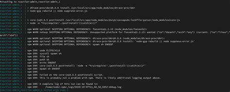Make Init Dev Command In Reaction Development Platform Doesn T Work Issue 281