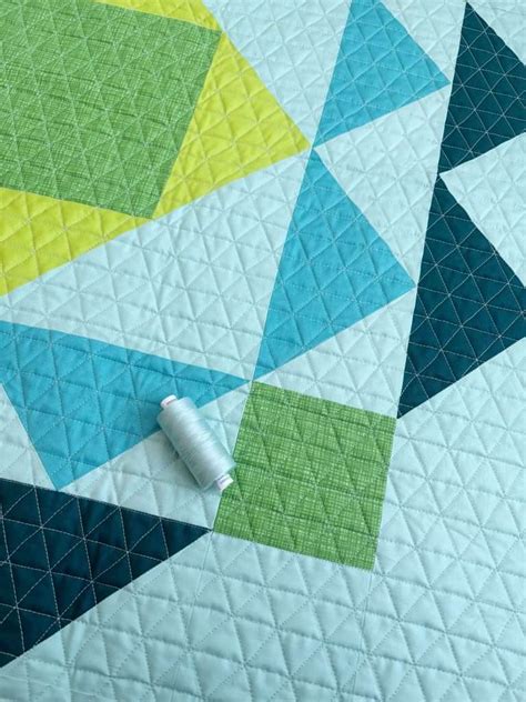 Triangle Grid Quilting Tutorial Homemade Emily Jane
