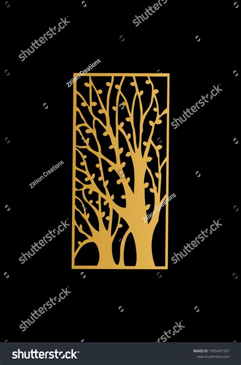 Cnc Vector Cutting Patterns Cnc Laser Stock Vector Royalty Free 1995491507 Shutterstock