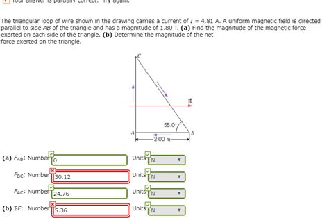 Solved The Triangular Loop Of Wire Shown In The Drawing