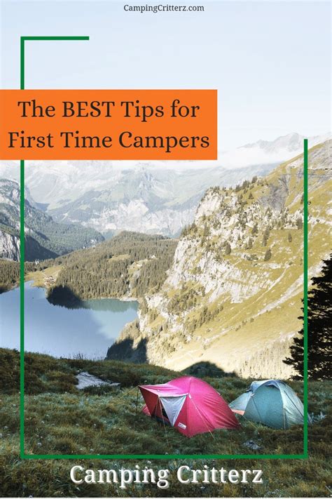 First Time Camping Tips