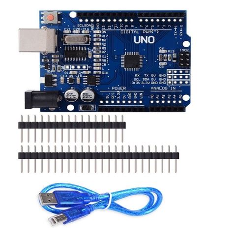 Arduino Uno Rev3 With Atmega328 Microcontroller Etsy