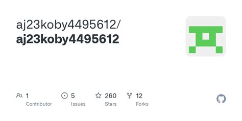 GitHub Aj Koby Aj Koby