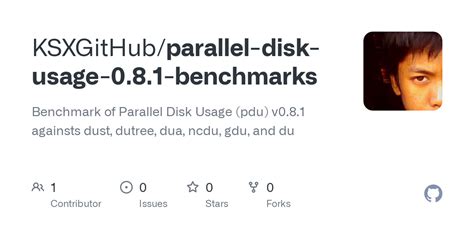 github ksxgithub parallel disk usage 0 8 1 benchmarks benchmark of