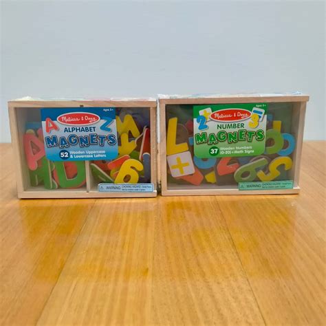 Melissa And Doug Wooden Number Magnets Wooden Alphabet Magnets News