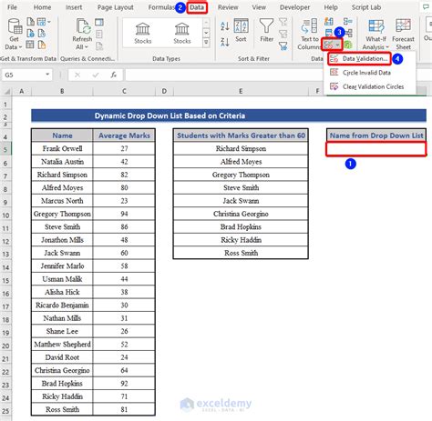 How To Create Dynamic List In Excel Based On Criteria Ways