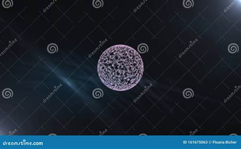 Concept Of A Data Center With Binary Code On A Hologram Of The Abstract