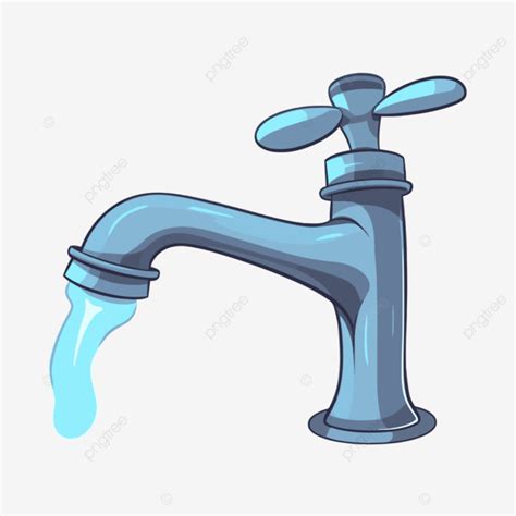 물을 뱉는 수도꼭지의 만화 그림 수도꼭지 클립 아트 벡터 수도꼭지 클립 아트 만화 Png 일러스트 및 벡터 에 대한 무료