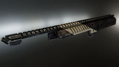 3d Model Vltor Casv14 Rail System For M1a And M14 Vr Ar Low Poly Cgtrader