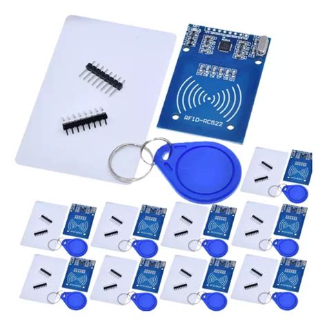 10x Kit Módulo Rfid Mfrc522 1356 Mhz Arduíno E Outros Parcelamento