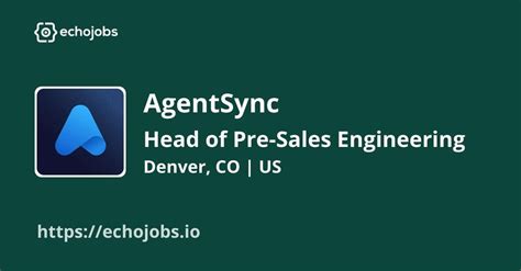 Hiring Head Of Pre Sales Engineering Usd 190k 300k Denver Co Api