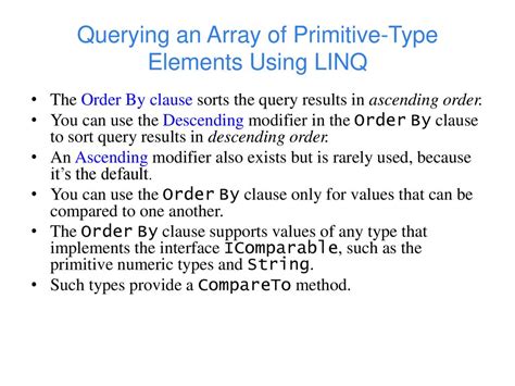 introduction to linq chapter ppt download