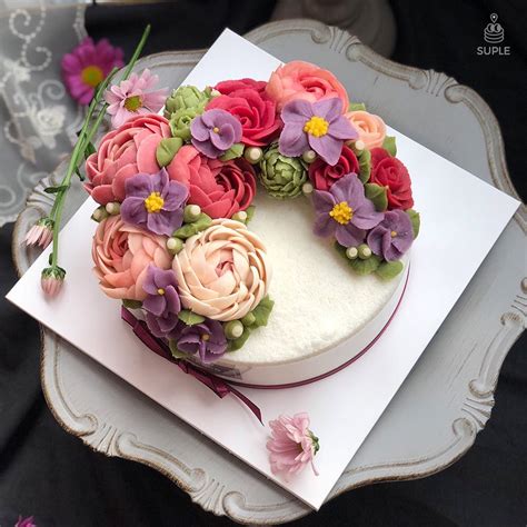 슈플 보기 좋은 떡이 먹기도 좋다 ˓ ˂̵ 💐 포실포실 남녀노소 좋아하는 떡케이크 모양도