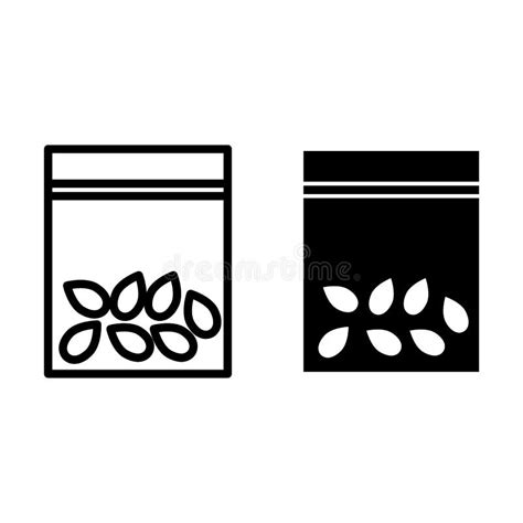 Seeds Packet Vector Icon Stock Vector Illustration Of Perfect 110931701
