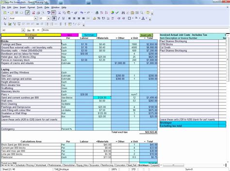Piping Estimating Spreadsheet Spreadsheet Downloa Pipe Welding Estimating Spreadsheet Piping