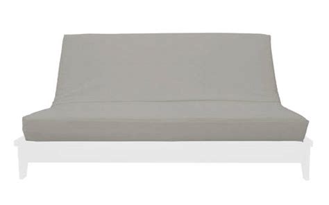 Abby Dove Velvet Texture Fabric Futon Cover By Prestige