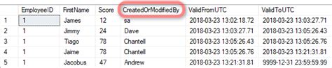 SQL Server 2016 Temporal Table How To Identify The User Stack