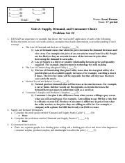 AP Micro Problem Set Docx Total Name Sarai