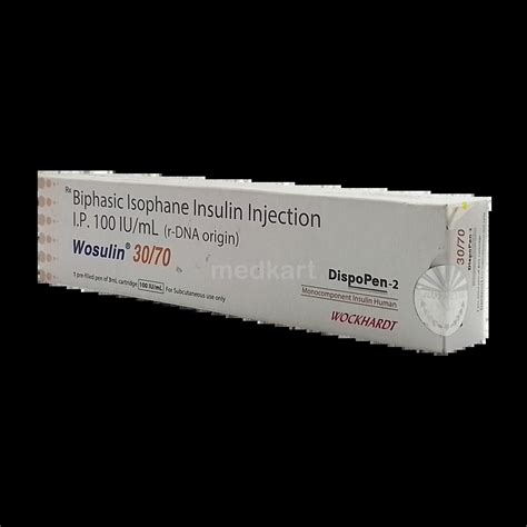 Wosulin 30 70 Dispopen 3 Ml View Price Combination And Alternatives Medkart
