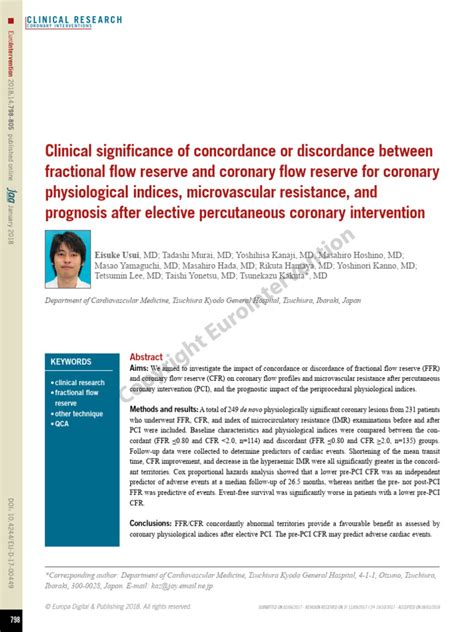 Clinical Significance Of Concordance Or Discordance Between Fractional