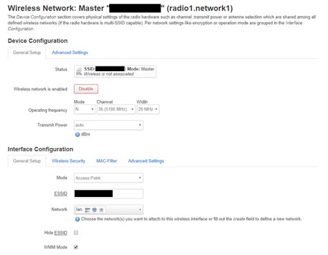 Tp Link Tl Wdr4300 V1 Issues With 5ghz In Openwrt 18 06 2 Network And Wireless Configuration