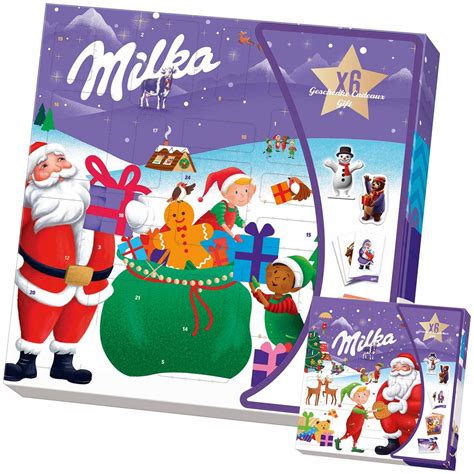 Адвент Календарь Milka Advent со Сладостями и Игрушками 143g — Купить ...