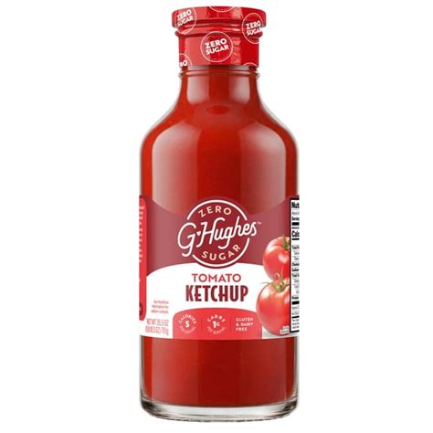 G Hughes Ketchup 26 5 Oz Low Calorie No Artificial Preservatives