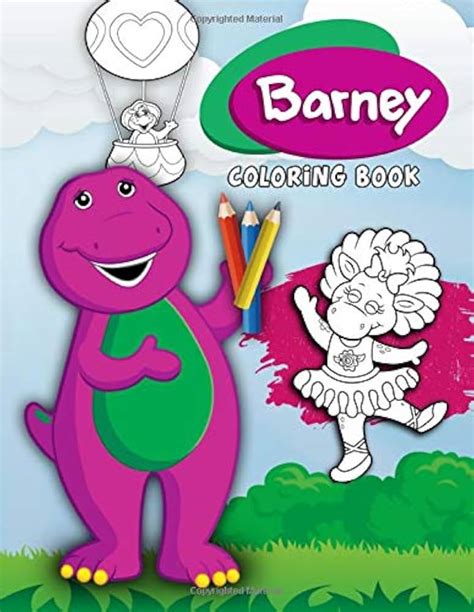 Free Barney Coloring Book Download Free Barney Coloring Book Png Images Free Cliparts On