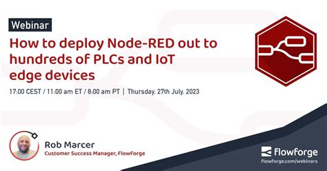 Richard Donovan On Linkedin How To Deploy Node Red To Hundreds Of Plcs And Iot Edge Devices